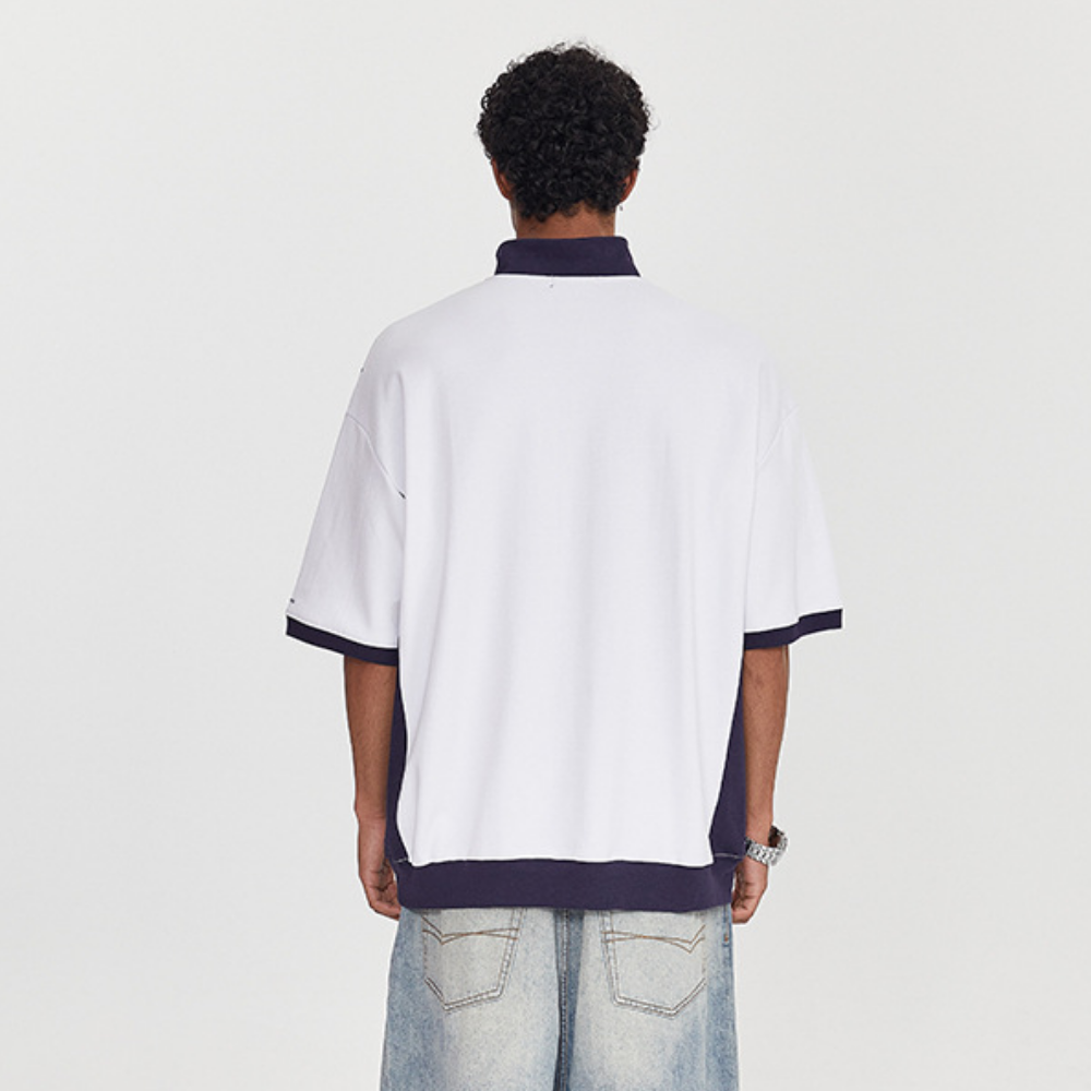 Retro Half-Zip Polo Shirt – AokLok (Kclot)