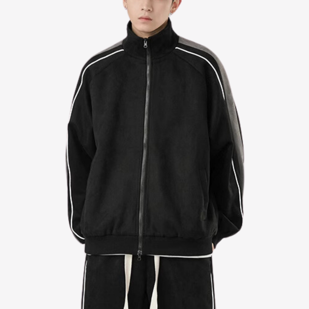 Outdoor Suede Reflective Stripe Jacket – AokLok (Kclot)