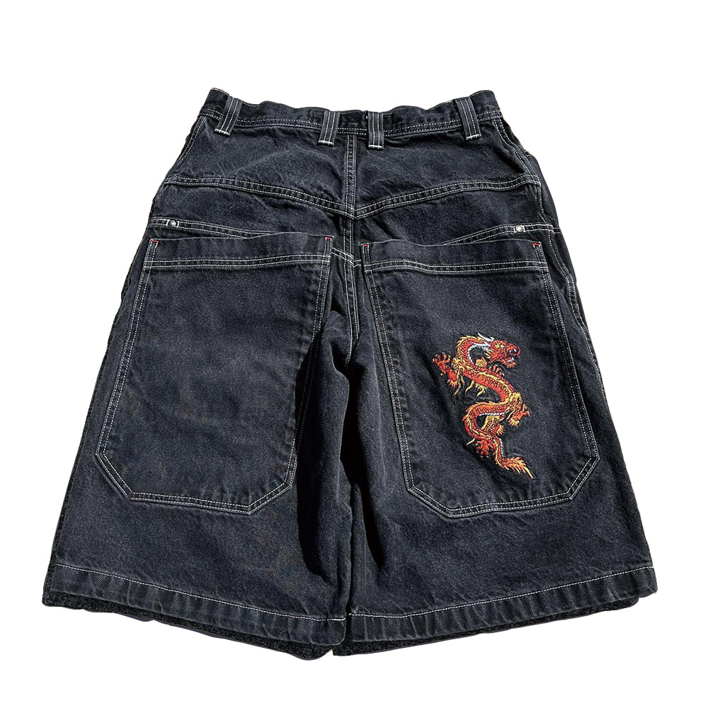 Baggout Jeans Tribal Dragon Jorts – AokLok (Kclot)