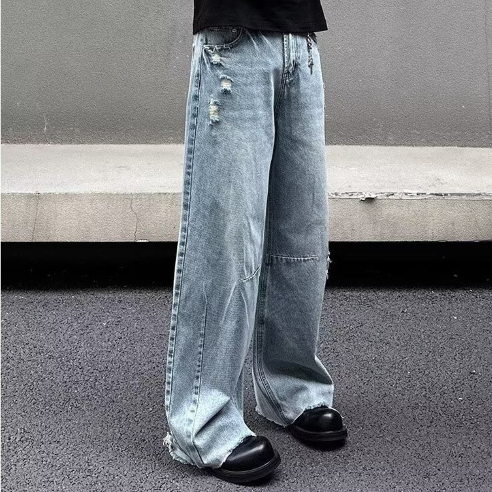 Unseen Echoes Undone Edge, Unmatched Energy Jeans – AokLok (Kclot)