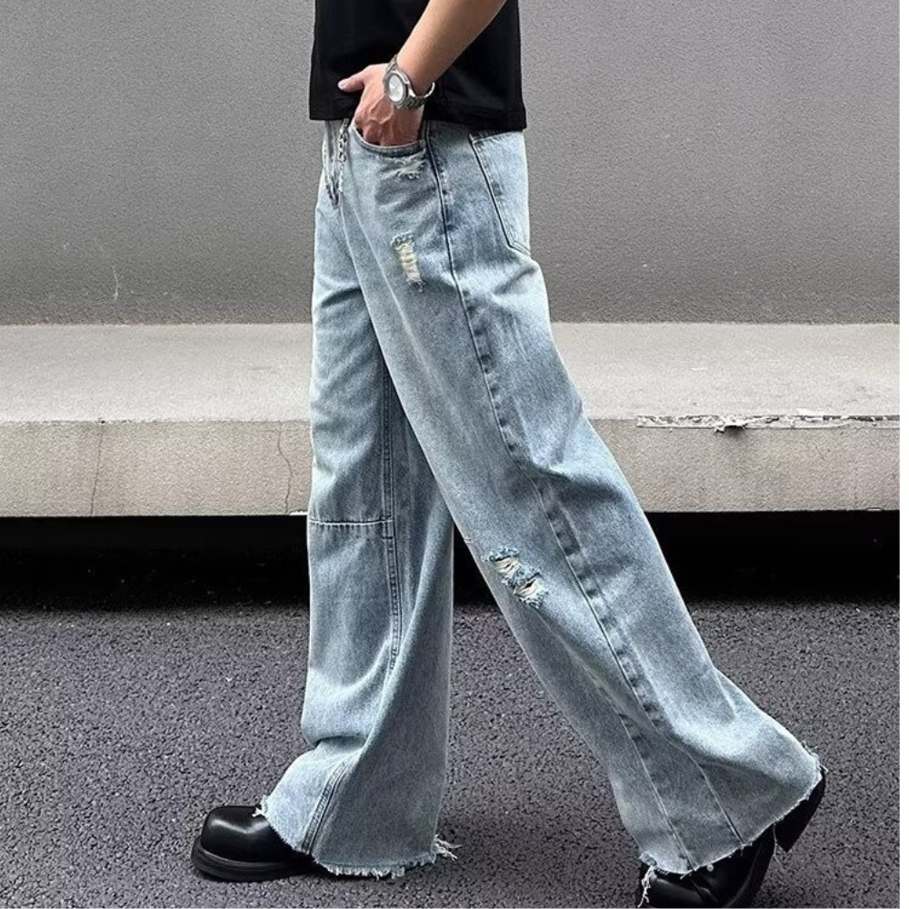 Unseen Echoes Undone Edge, Unmatched Energy Jeans – AokLok (Kclot)