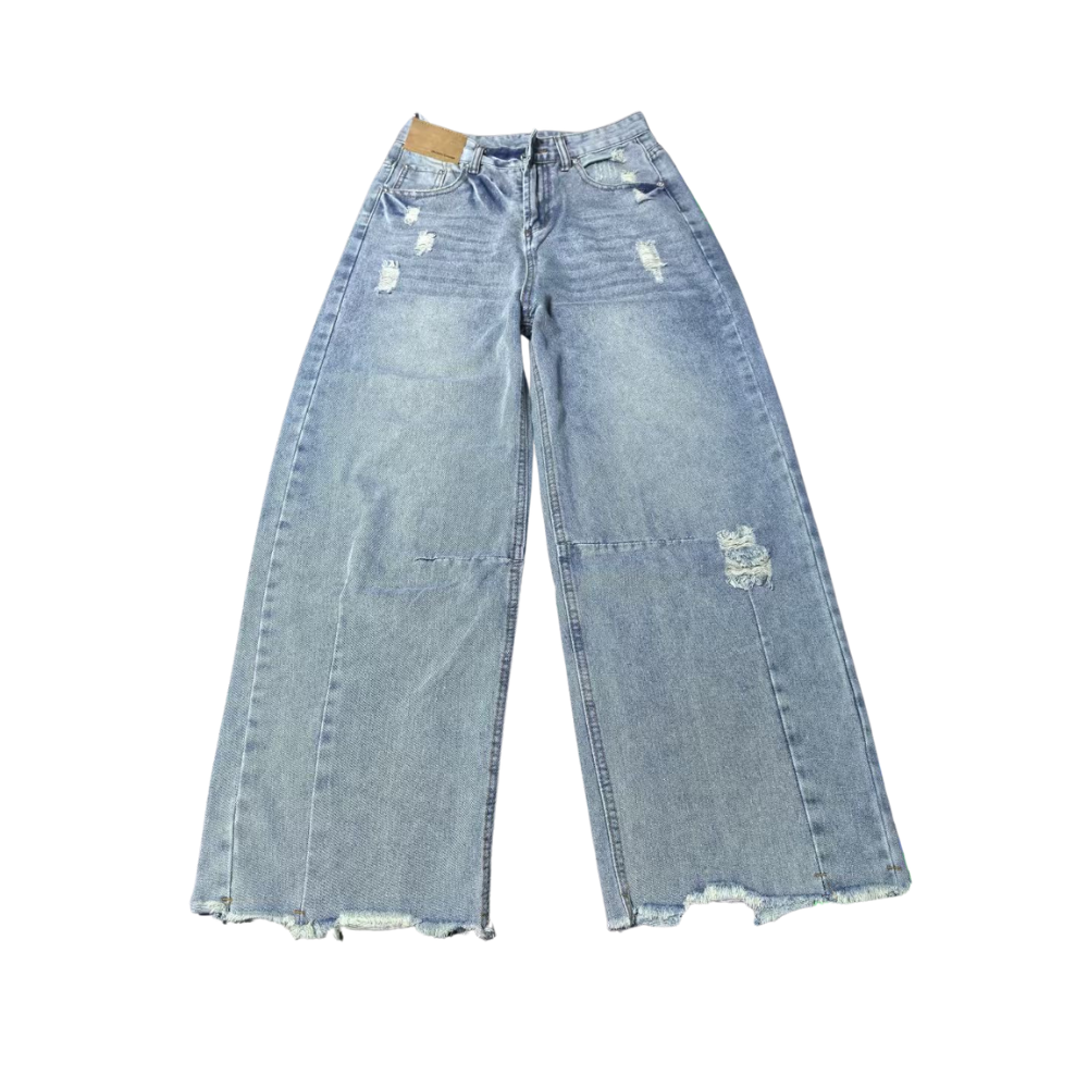 Unseen Echoes Undone Edge, Unmatched Energy Jeans – AokLok (Kclot)